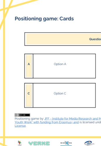 Positioning game - Statements and questions about the handling of ...